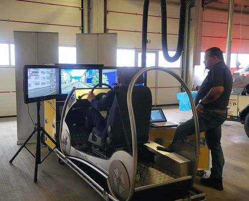 Simulator-Training für Einsatzkräfte - Meldungen | Kreis Steinburg